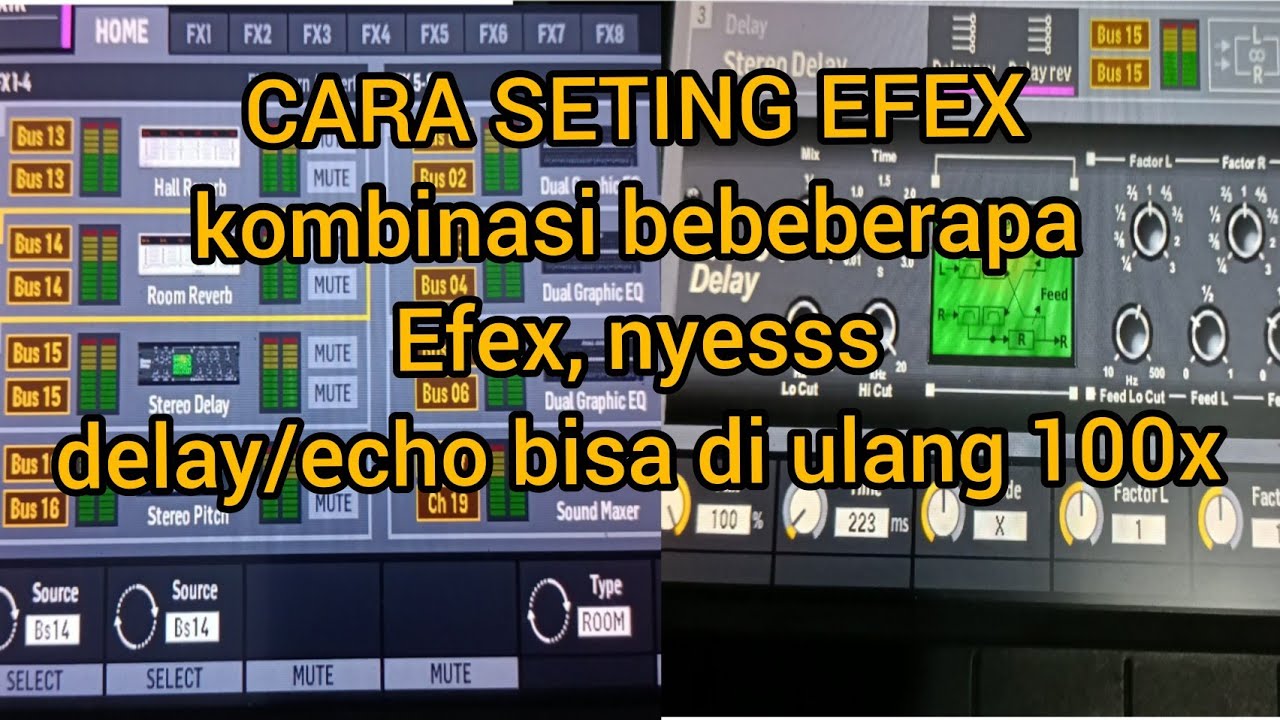 BELAJAR CARA SETING EFEX VOCAL MIXER DIGITAL, nyes dan gampang - YouTube