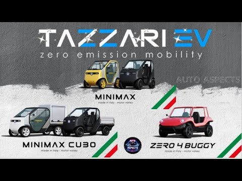TAZZARI Unveils Light ELectric Vehicle at EICMA 2021 Milan | Minimax ...