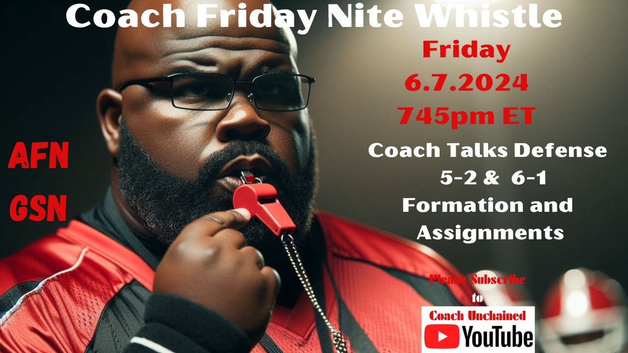 Coach Friday Night Whistle: Defense 6-1 and 5-2 - YouTube