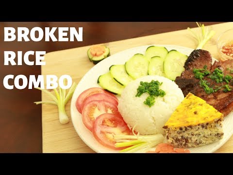 Best Broken Rice w/ Grilled Pork and Meatloaf - Com Tam Suon Cha Trung | INSTANT POT | MAMATRAN