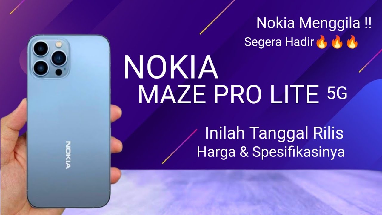 NOKIA MENGAMUK‼️ NOKIA MAZE PRO LITE 5G SEGERA HADIR🔥 | HARGA ...