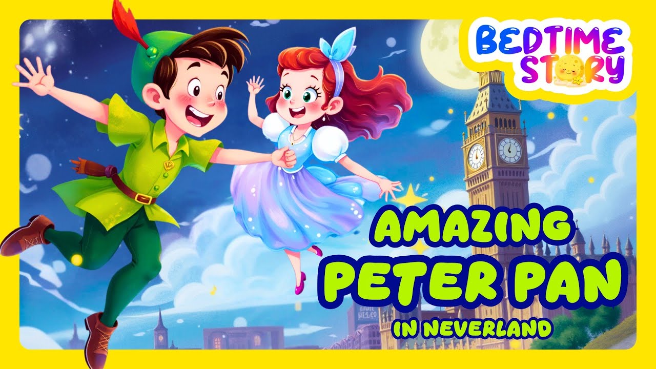 Peter Pan Bedtime Tales😚Adventure in Neverland | Sleep Story for ...