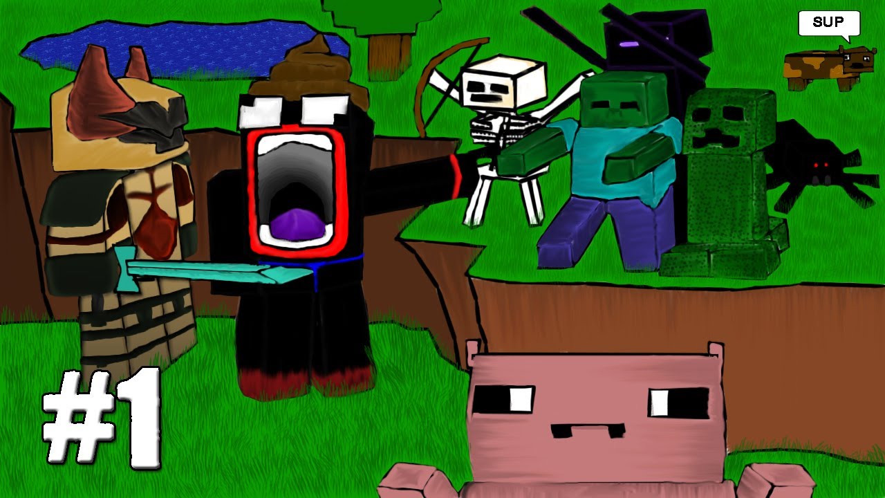 Minecraft Crazyness - Episode 1: The Tour w/Gamerbomb & Dramcus - YouTube