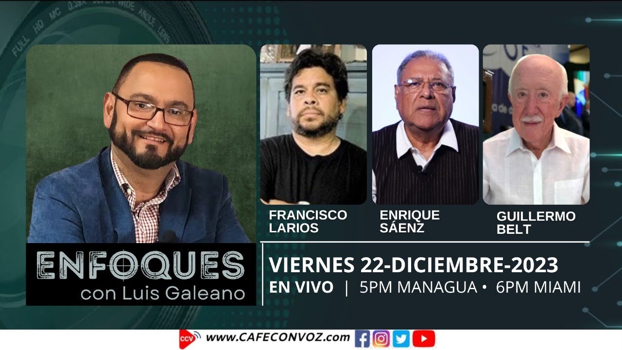 CAFE CON VOZ/ Enfoques con Luis Galeano / 22 de Diciembre 2023 - YouTube