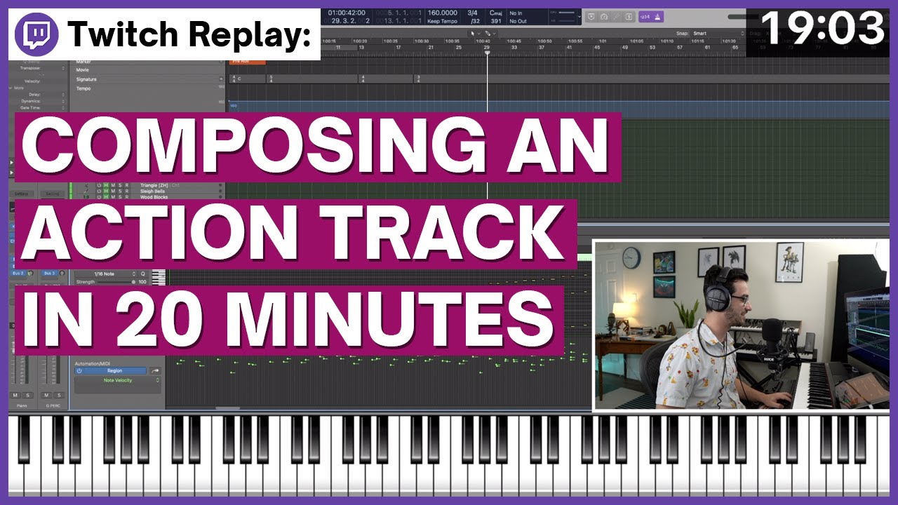 Composing an ACTION TRACK in 20 minutes | Twitch Replay - YouTube
