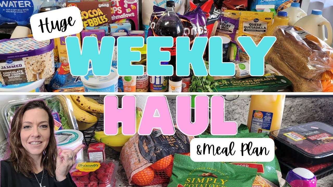 HUGE 1 WEEK GROCERY HAUL& MEAL PLAN/SAVING DESPITE INFLATION/STOCKING ...