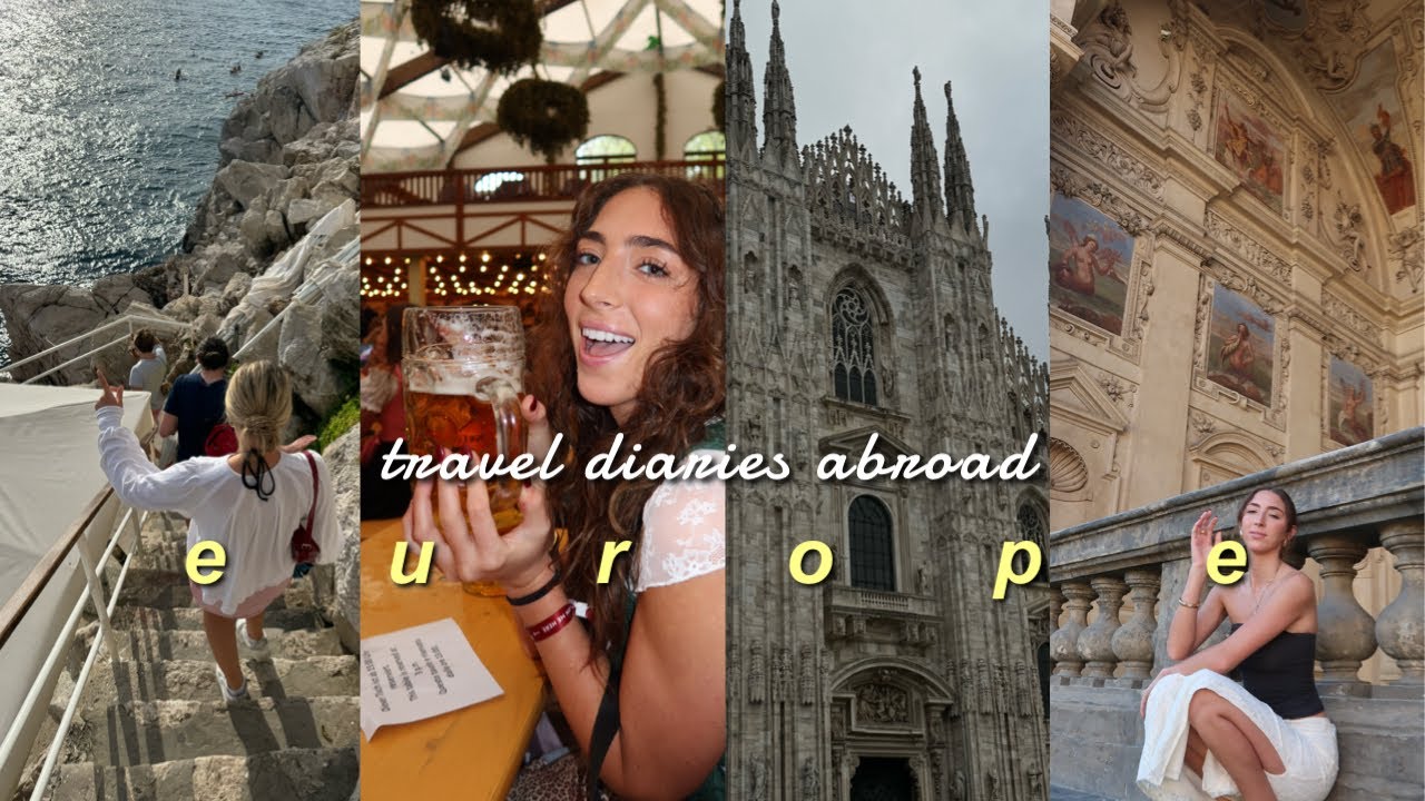 places I went while studying abroad in Europe - YouTube