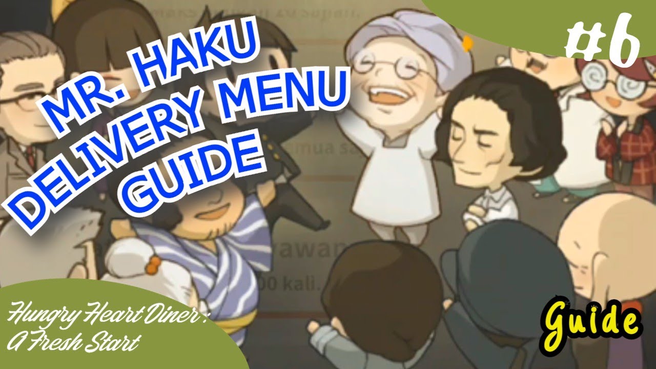 Menu Pesan Antar Pak Haku - [Hungry Hearts Diner Neo] - YouTube