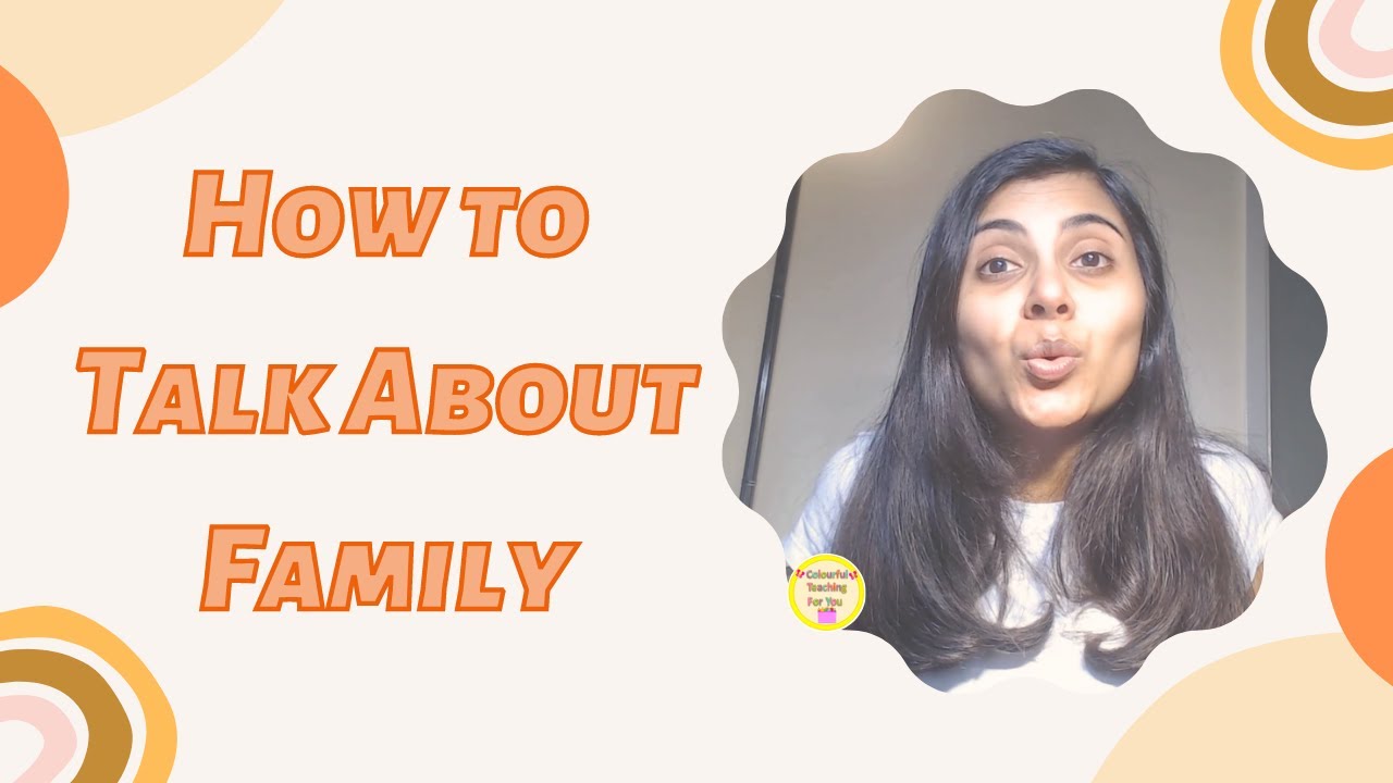 How to Talk about Family in English | Learn to Talk | Toddler Speech ...