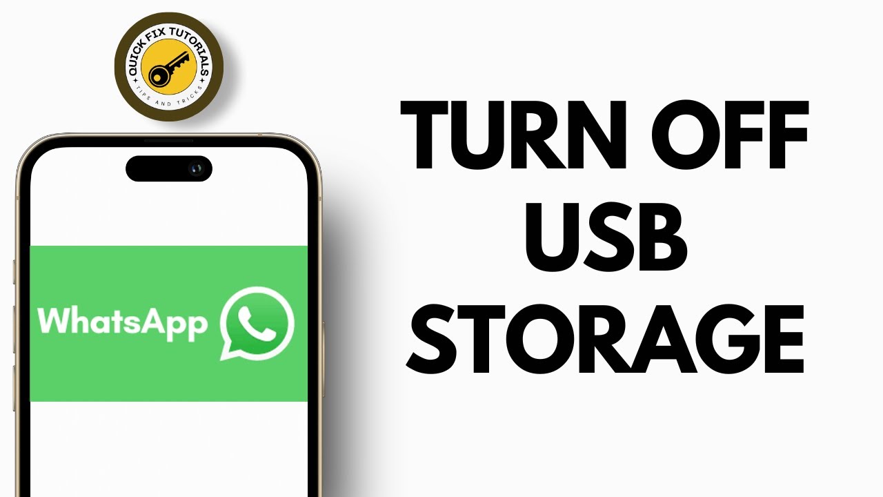 How to Fix Turn Off USB Storage Problem in WhatsApp - 2025 Guide - YouTube
