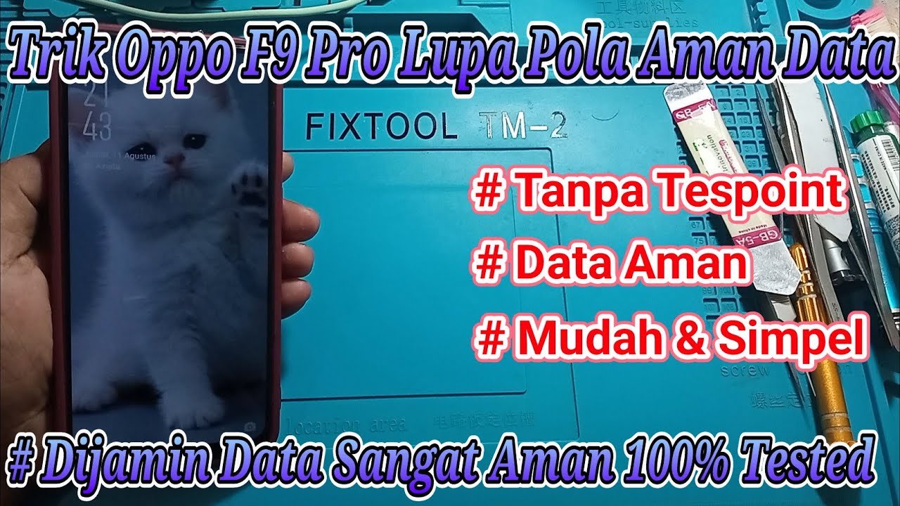 Unlock Oppo F9 Pro ( Lupa pola pin sandi & Frp ) CPH1823 Tanpa Test ...