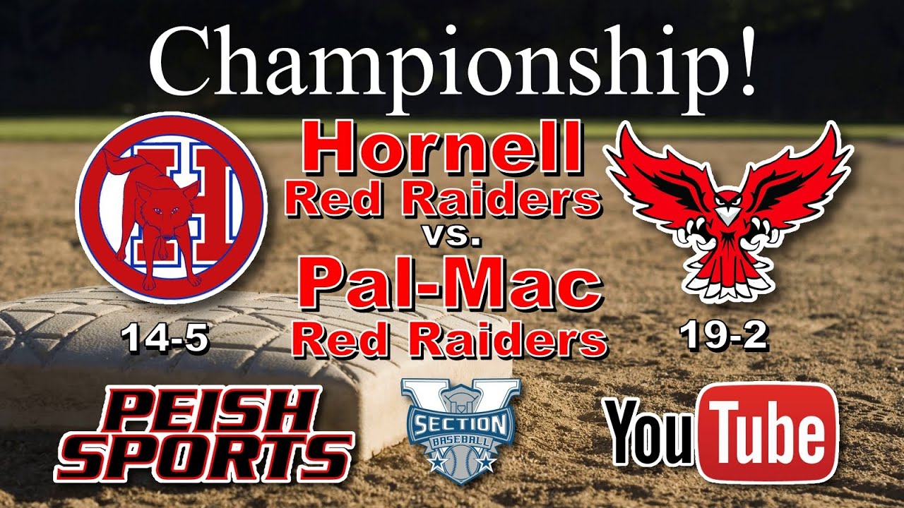 (4)Hornell Red Raiders vs. (2)Pal-Mac Red Raiders Varsity Baseball ...