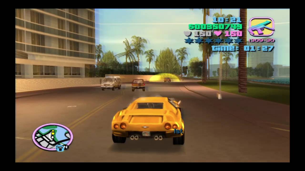 Grand Theft Auto: Vice City Walkthrough Race 5 - YouTube