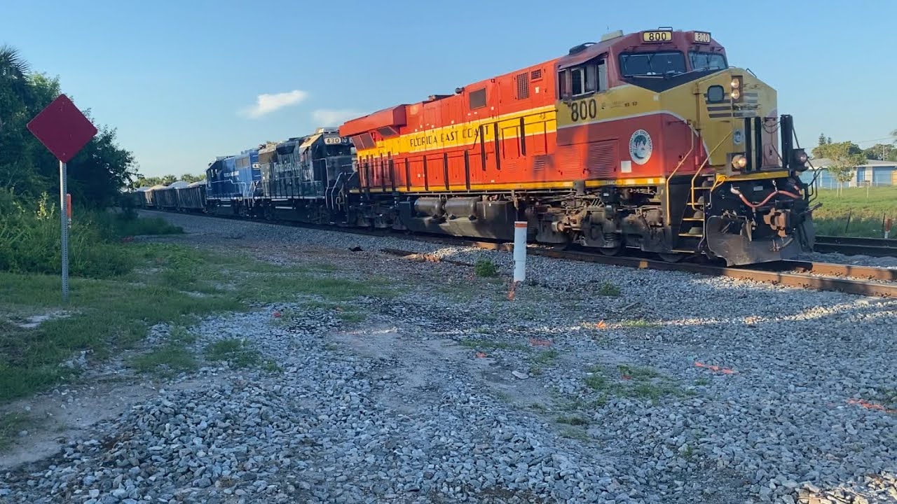 FEC TRAIN 336 @7:15am 6-8-22 - YouTube