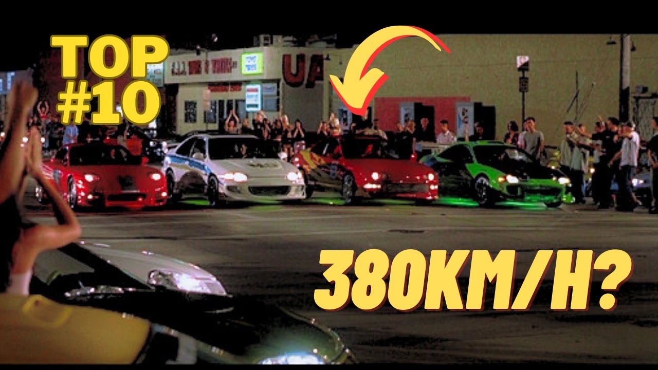 Top 10 Carros Mais Rápidos do Velozes e Furiosos 1 (Parte 1/2) - YouTube