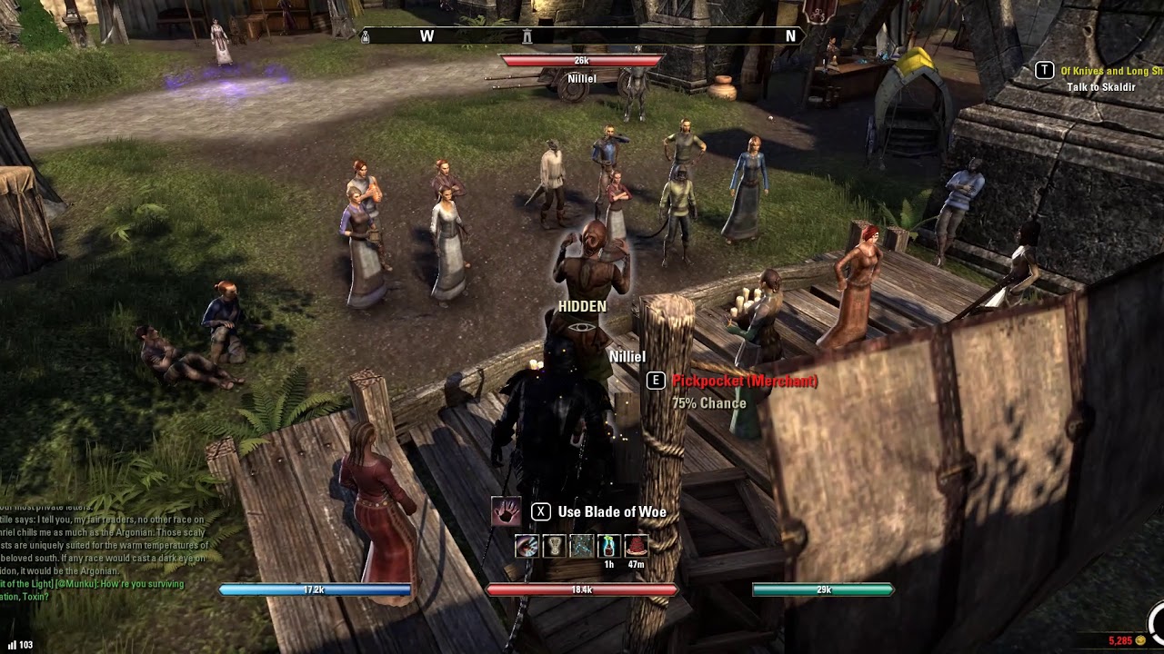 Elder Scrolls Online: My back! - YouTube