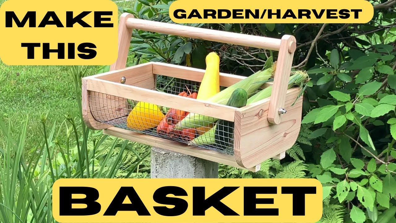 Make this harvest/garden basket. - YouTube