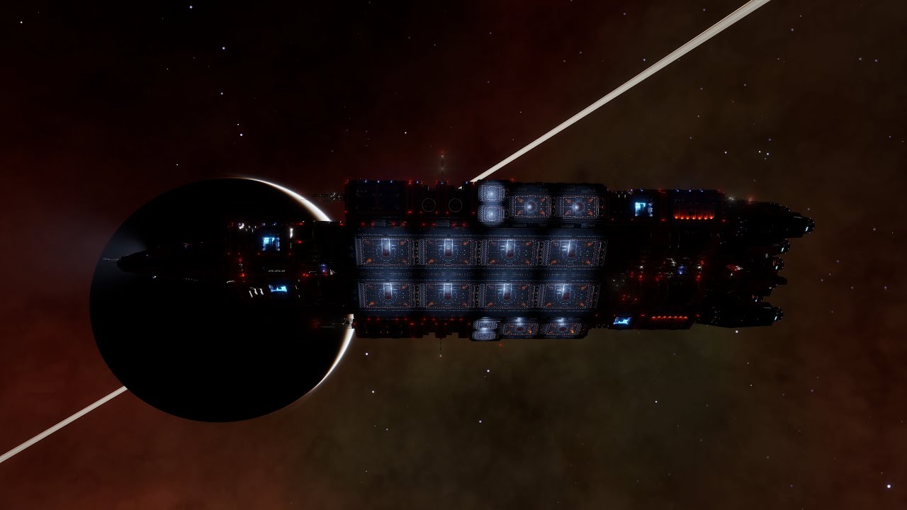 Carrier Arrival Elite Dangerous Odyssey (Drake Class Carrier) - YouTube