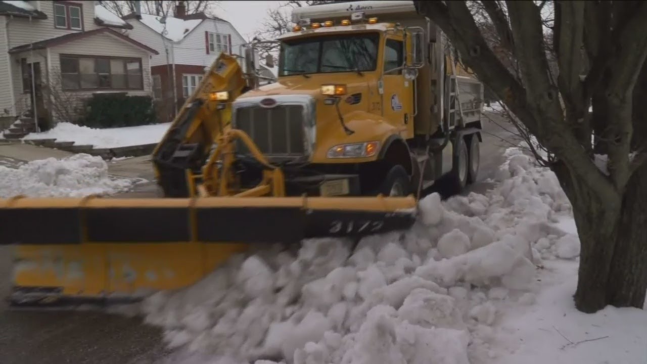Wausau MF Street Smart Plow in Action - YouTube