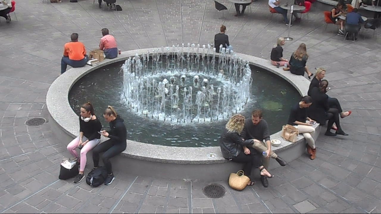 Australia Square Fountain, Sydney - YouTube