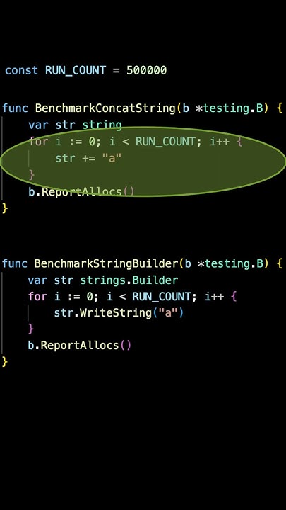 Should I use strings.Builder or concatenate strings in Go? There's a clear winner! #golang - YouTube