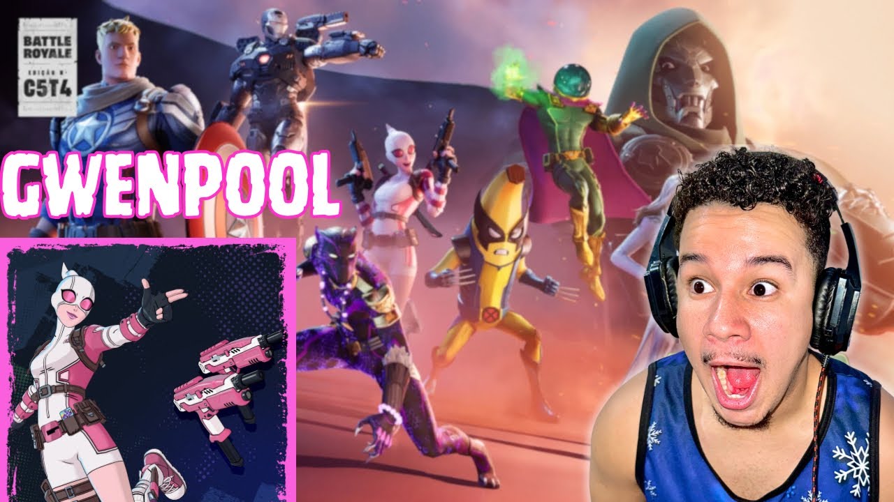 NOVA TEMPORADA MARVEL FORTNITE | “IMPOSSÍVEL DE GANHAR 😰” | (GWENPOOL ...