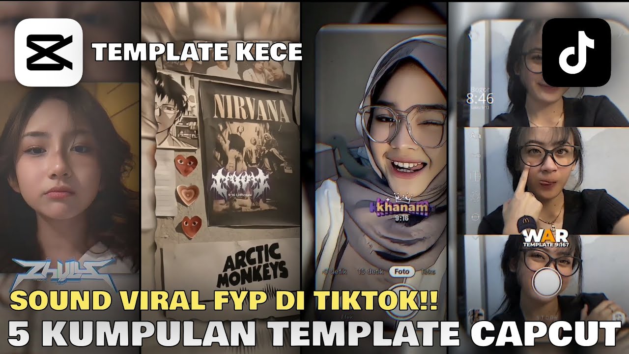 Kumpulan 5 TEMPLATE JEDAG JEDUG CAPCUT || SOUND VIRAL FYP DI TIKTOK ‼️ - YouTube