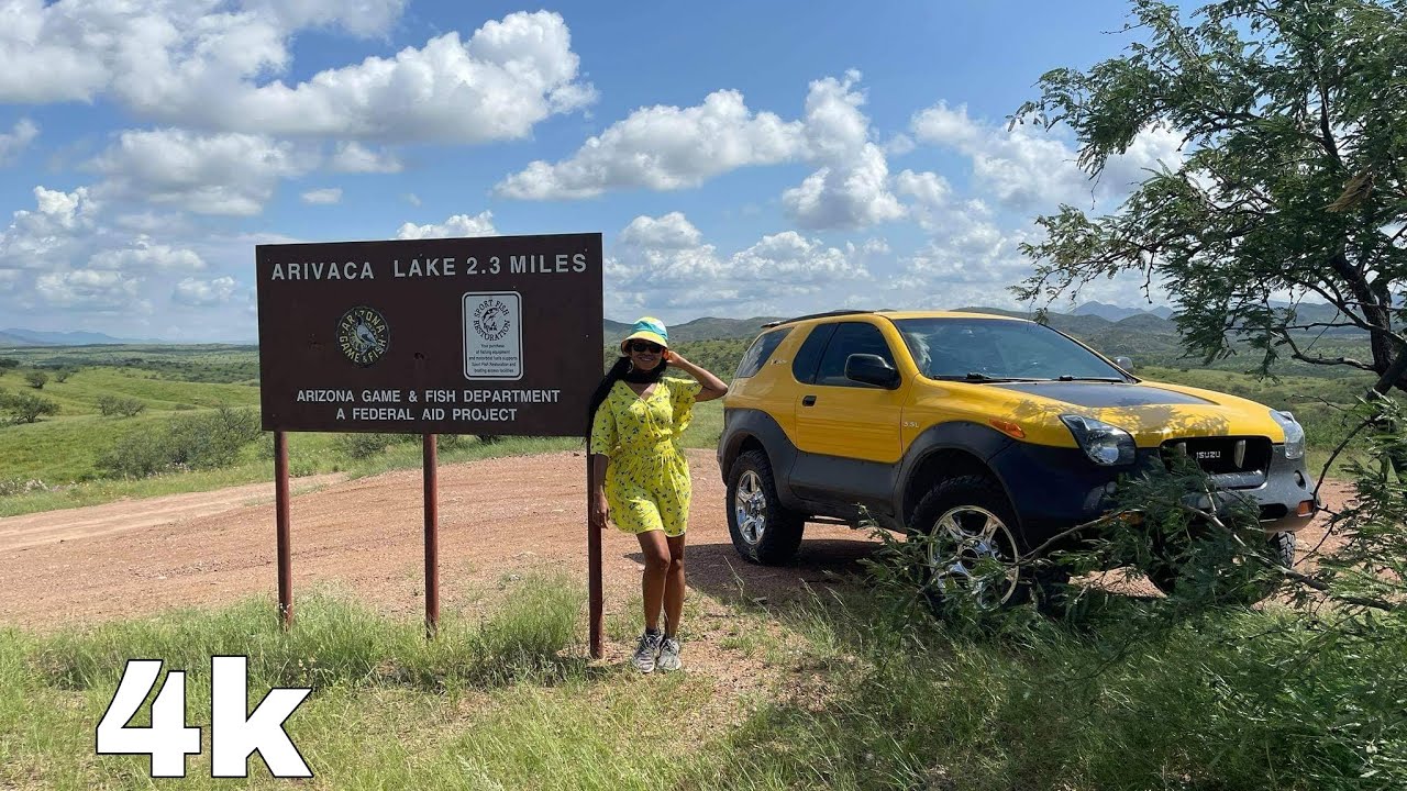 [4K] Trip to Arivaca Lake Southern Arizona With Isuzu Vehicross - YouTube