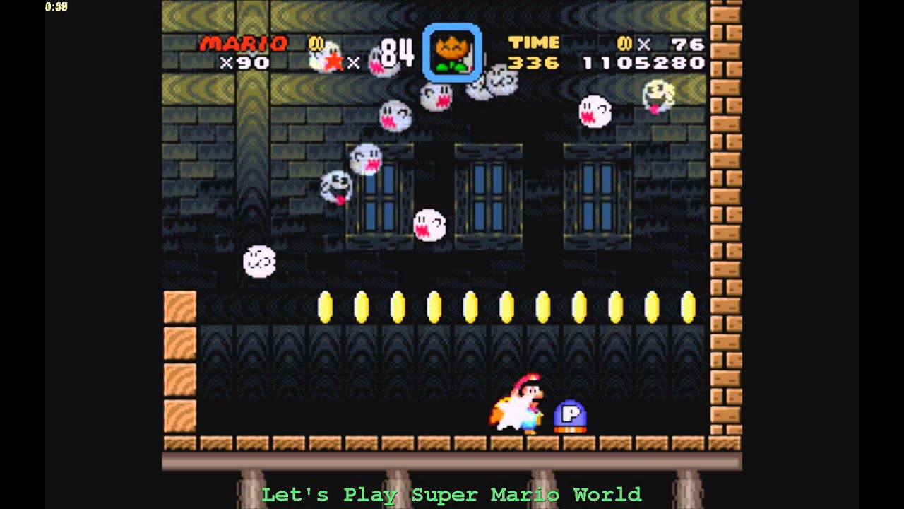 Let's Play: Super Mario World - Forest Ghost House - YouTube