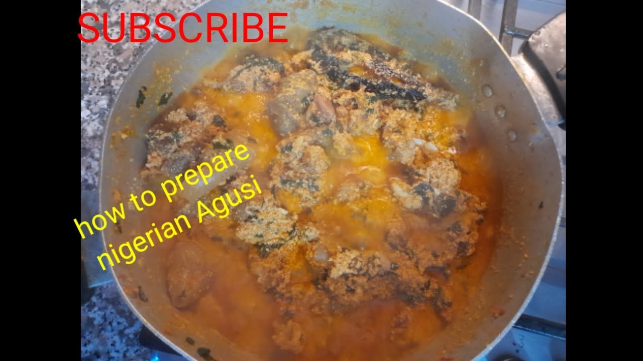 How to prepare Delious Agusi Soup/Fast and easy recipe Agbons Tv - YouTube