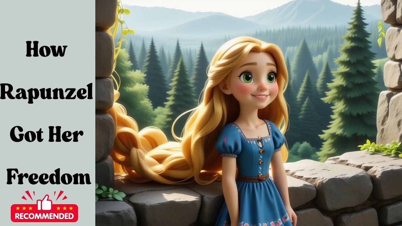 Rapunzel’s Magical Freedom | Moral Story | Magical Fairy Tale | Kids ...