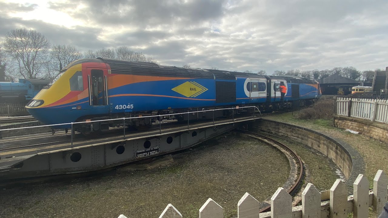 Onboard HST Departing Peterborough Station Nene Valley Railway - YouTube