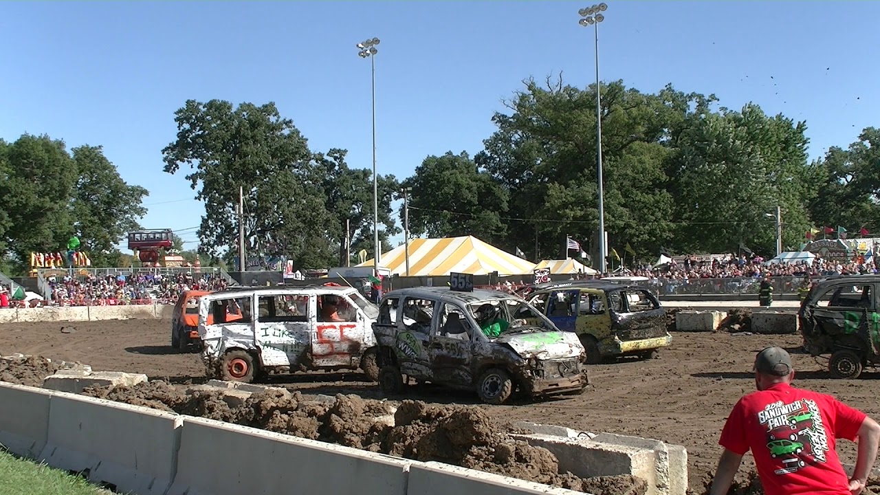 MINIVAN DEMO DERBY SANDWICH IL 2018 - YouTube
