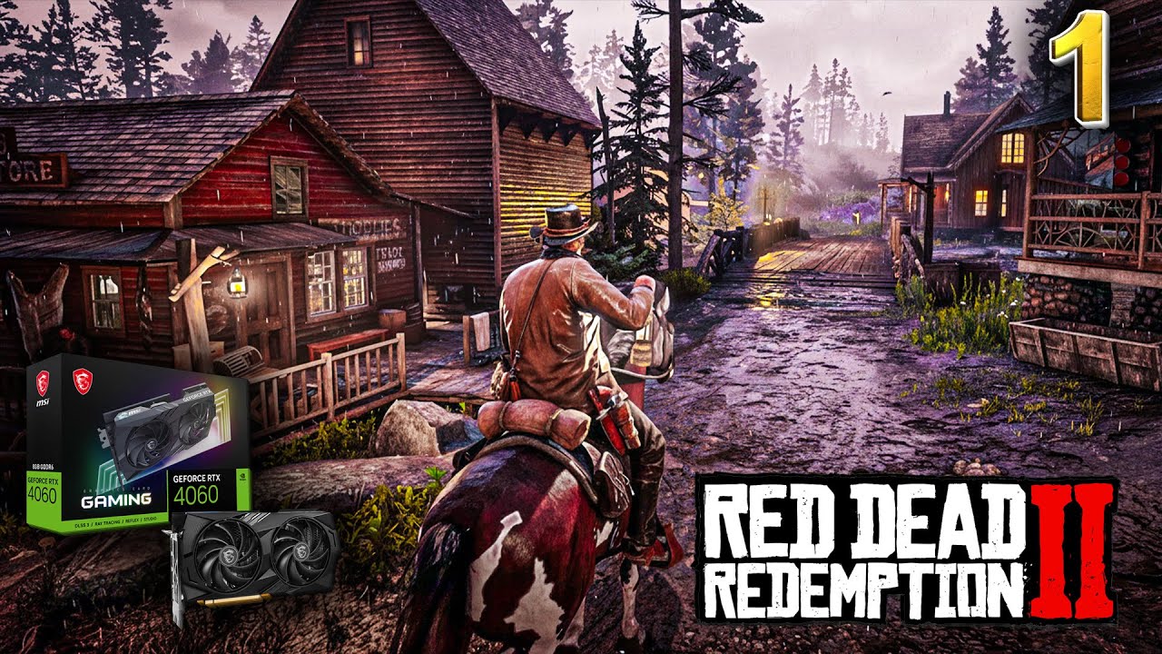 Red Dead Redemption 2 RTX 4060 Max Graphics Settings Gameplay Part(1 ...