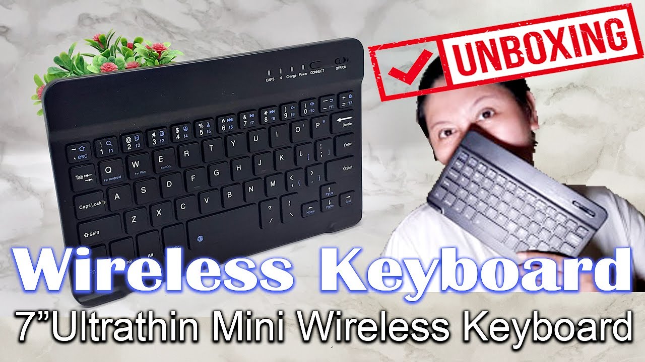 7 inch Ultra thin Mini wireless Bluetooth Keyboard, Bluetooth Keyboard ...