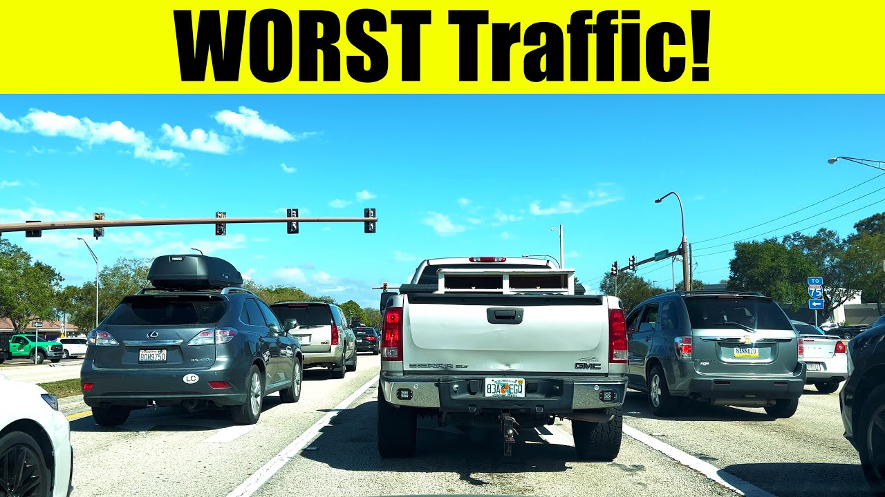 Venice Florida's Traffic At Its WORST! - YouTube