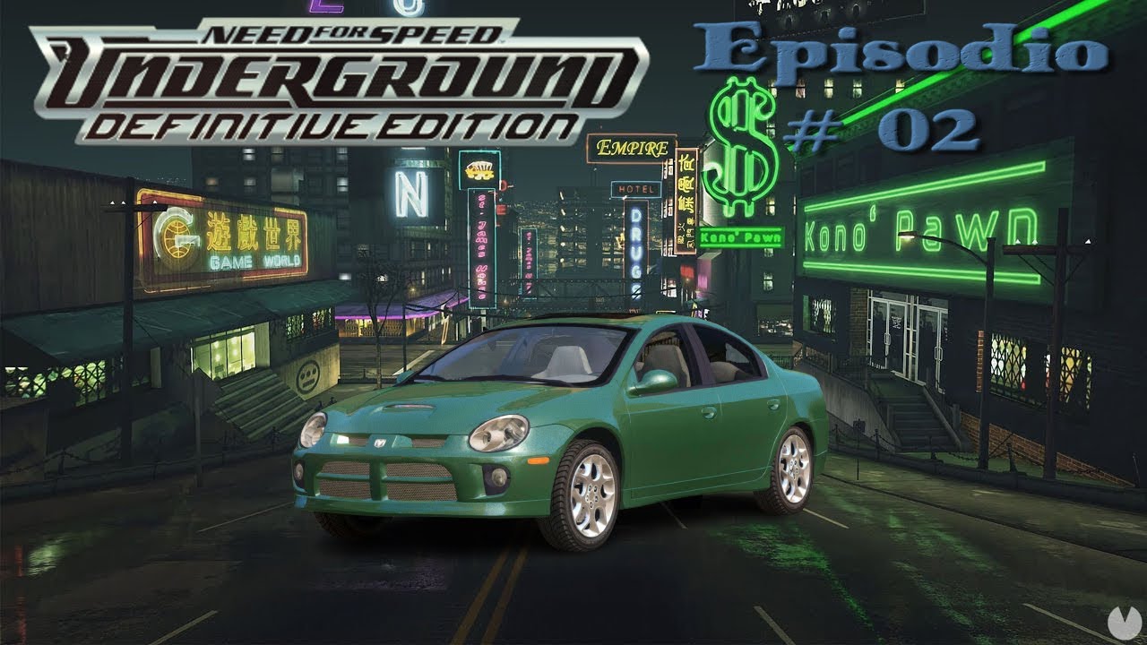 NFS Underground Definitive Edition Gameplay 60 FPS Tuneo el dodge neón ...