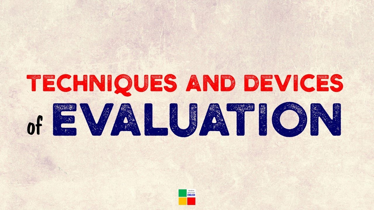 Techniques and Devices of Evaluation ||Assessment and Evaluation ...