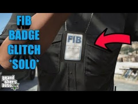 How to Get FIB badge GTA 5 Online - YouTube