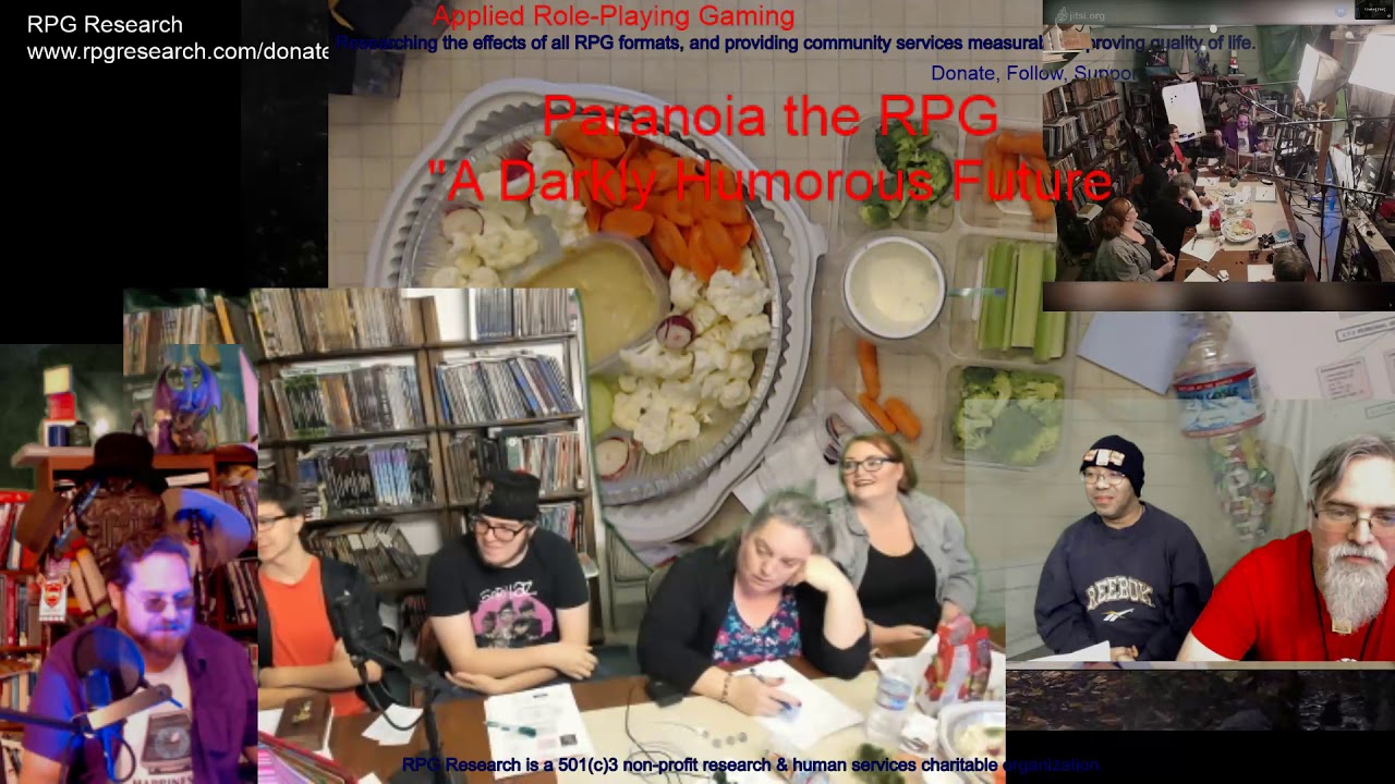 RPG Research Paranoia Role-Playing Game New Years Special 2018-2019 ...