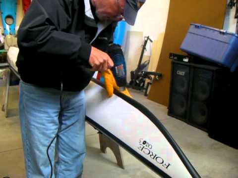 KeelEazy Full length protective strip install - YouTube