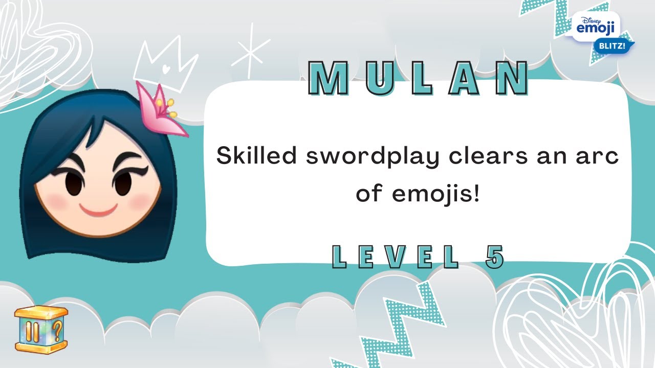 Disney Emoji Blitz - Mulan (Level 5) - Mulan - Gold Emoji - YouTube