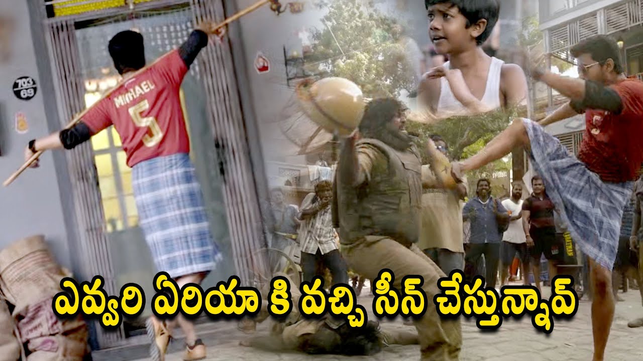 Vijay Thalapathy Mass Fighting Scene || Whistle Telugu Movie Scene ...