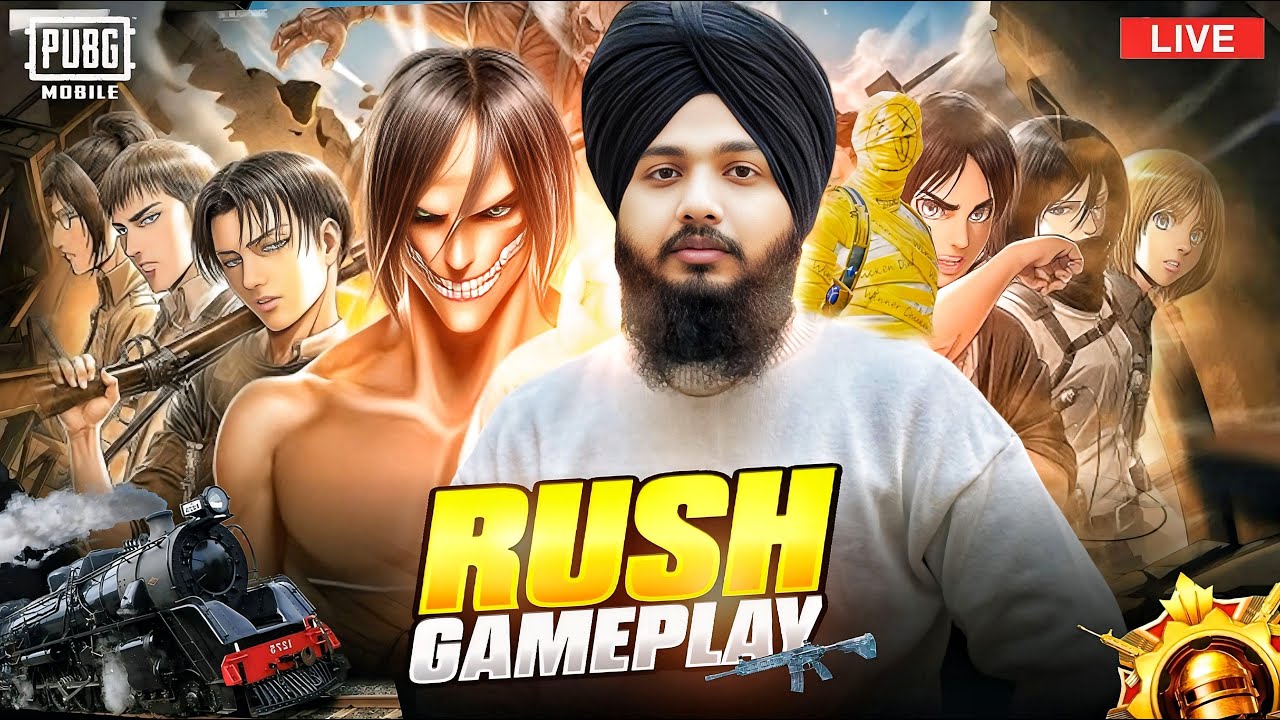 🔴Pubg mobile rush only #shorts #bgmi #livestream #pubg #gamer #trending ...