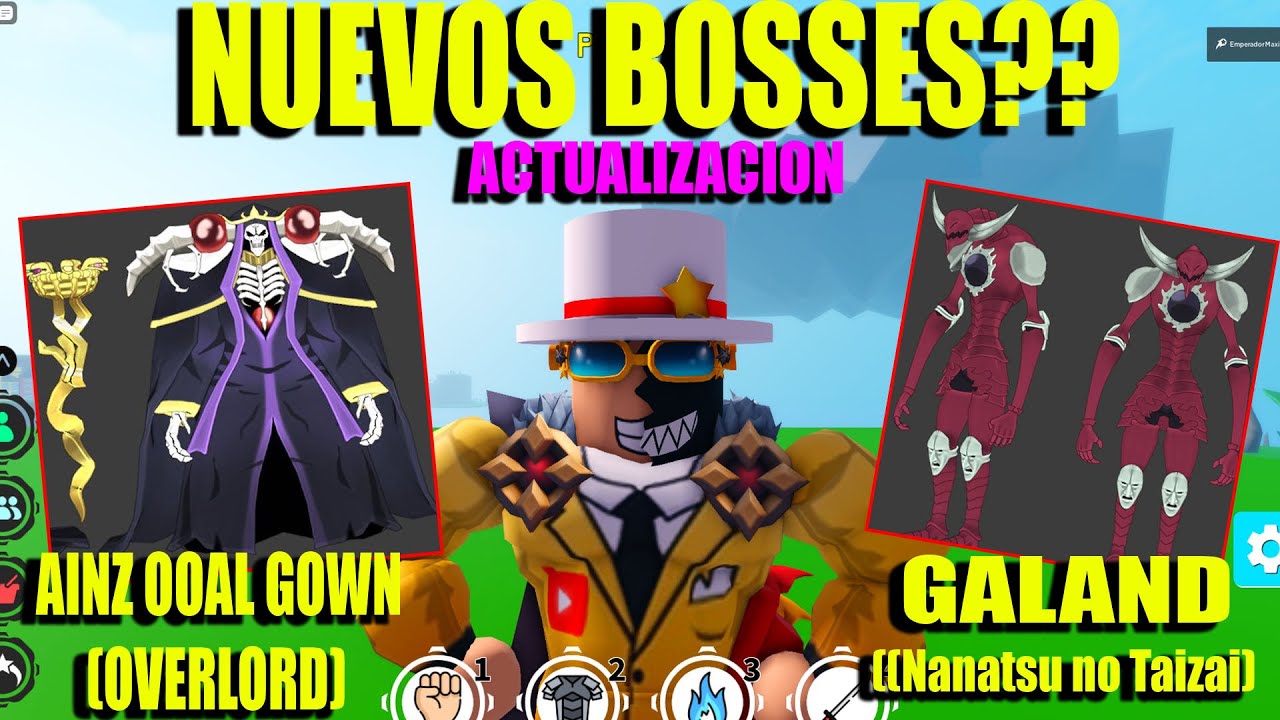 NUEVOS BOSSES EN LA ACTUALIZACION DE ANIME FIGHTING SIMULATOR ROBLOX ...