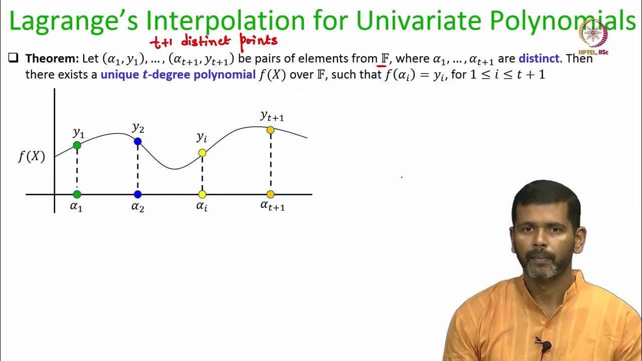 Lec 34 Bivariate Polynomials Over Finite Fields: I - YouTube