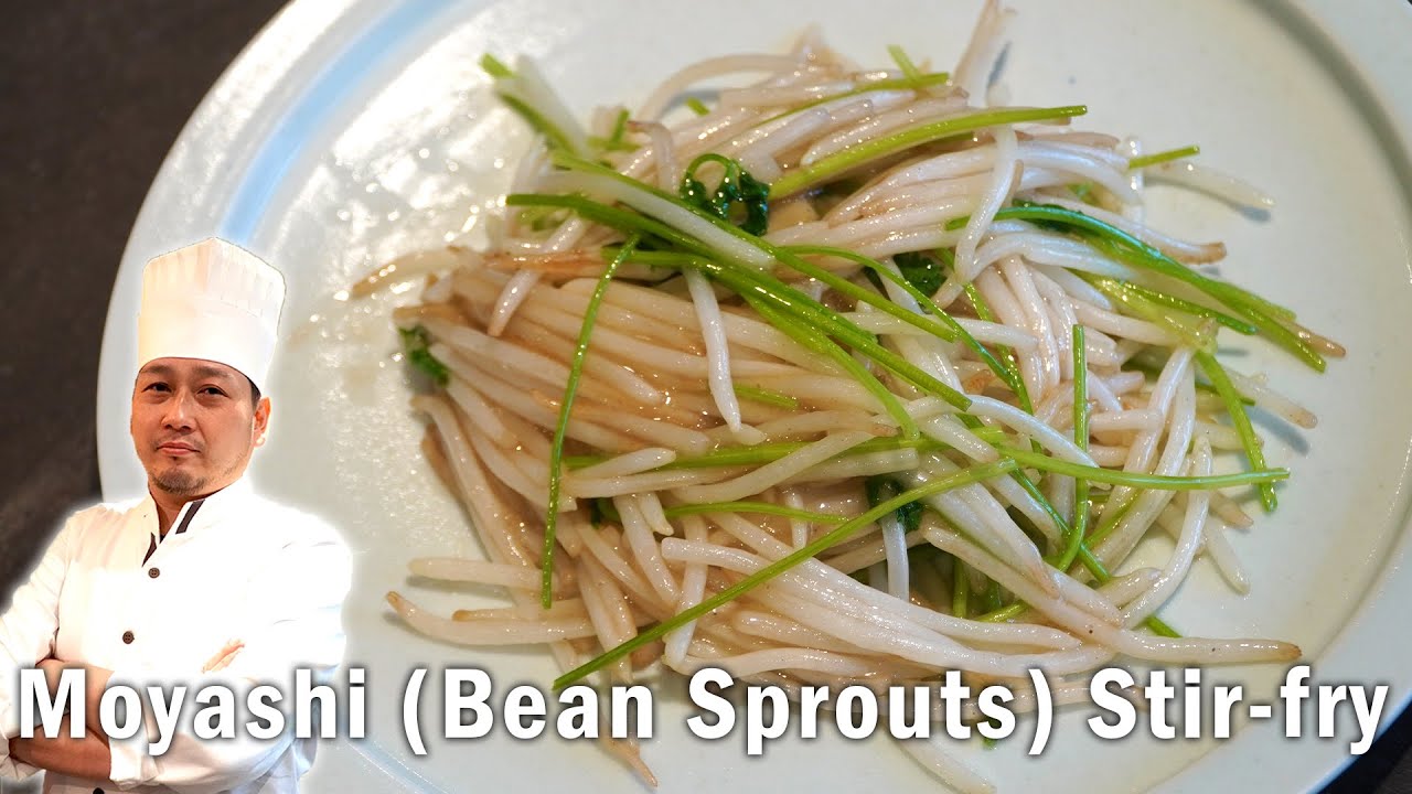 [ENG SUB]How to make Moyashi (Bean Sprouts) Stir-fry - YouTube