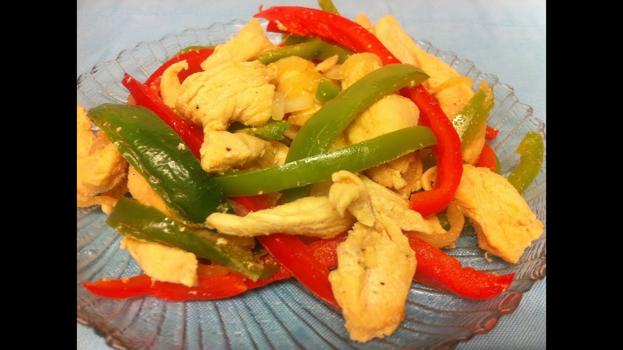 pollo a la mexicana - YouTube