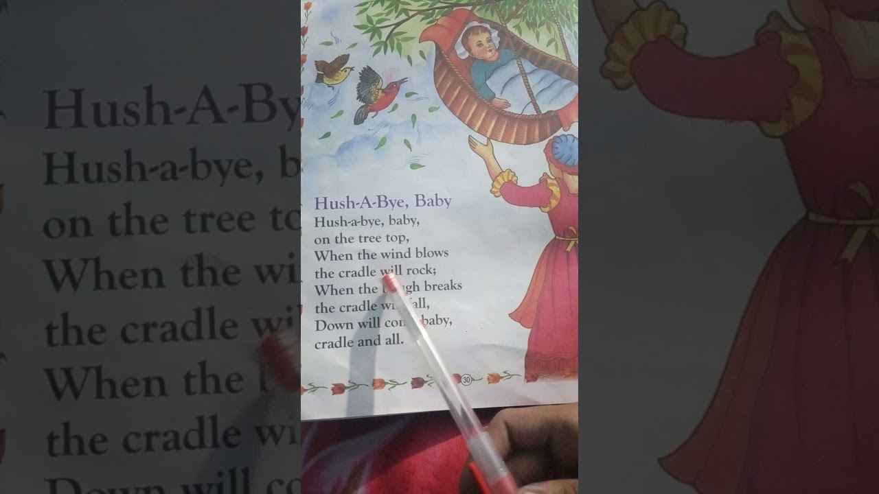 Kids poem hush-a-byr,baby & Solomon Grundy - YouTube