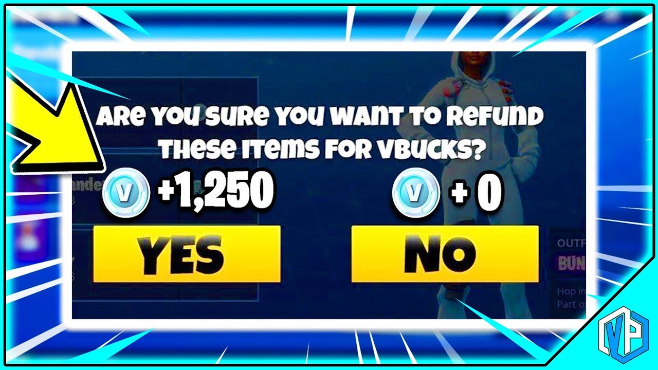 REFUND ALL ITEMS - Fortnite Refund System HOW TO! - YouTube